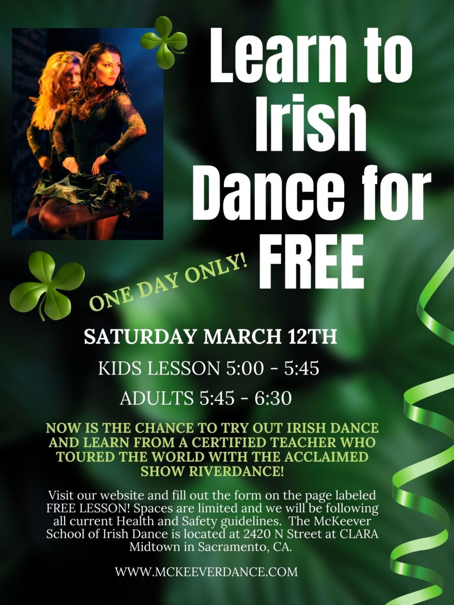 Public Free Irish Dance Classes - CLARA - E. CLAIRE RALEY STUDIOS for ...